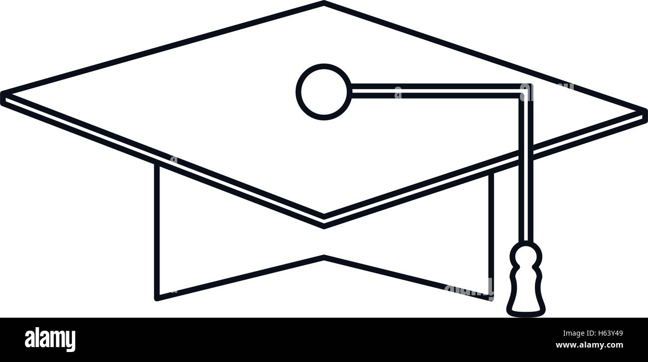 Isolated graduation cap design Stock Vector Image & Art - Alamy