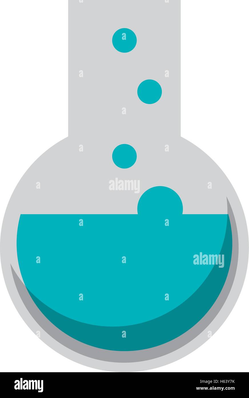 Isolated flask of laboratory design Stock Vector Image & Art - Alamy