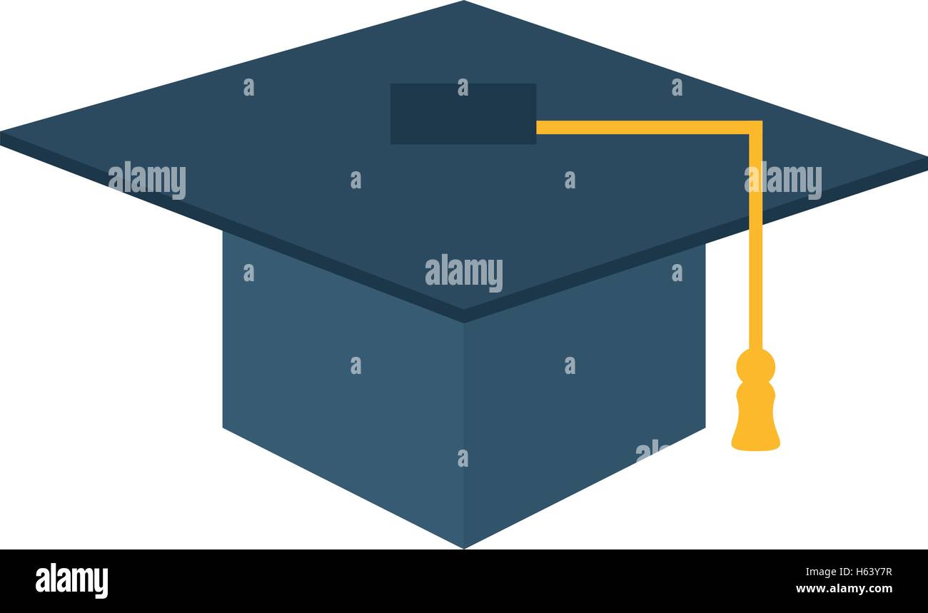 Isolated graduation cap design Stock Vector Image & Art - Alamy