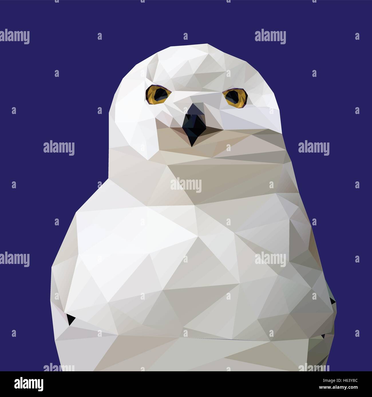 Snowy owl Stock Vector Images - Alamy