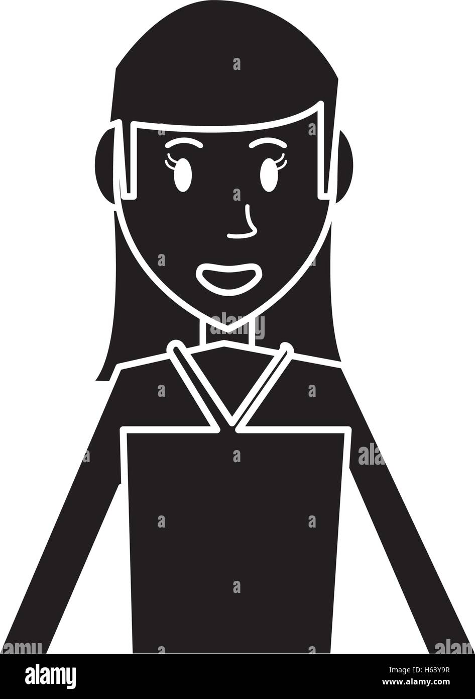 Isolated woman cartoon design Stock Vector Image & Art - Alamy