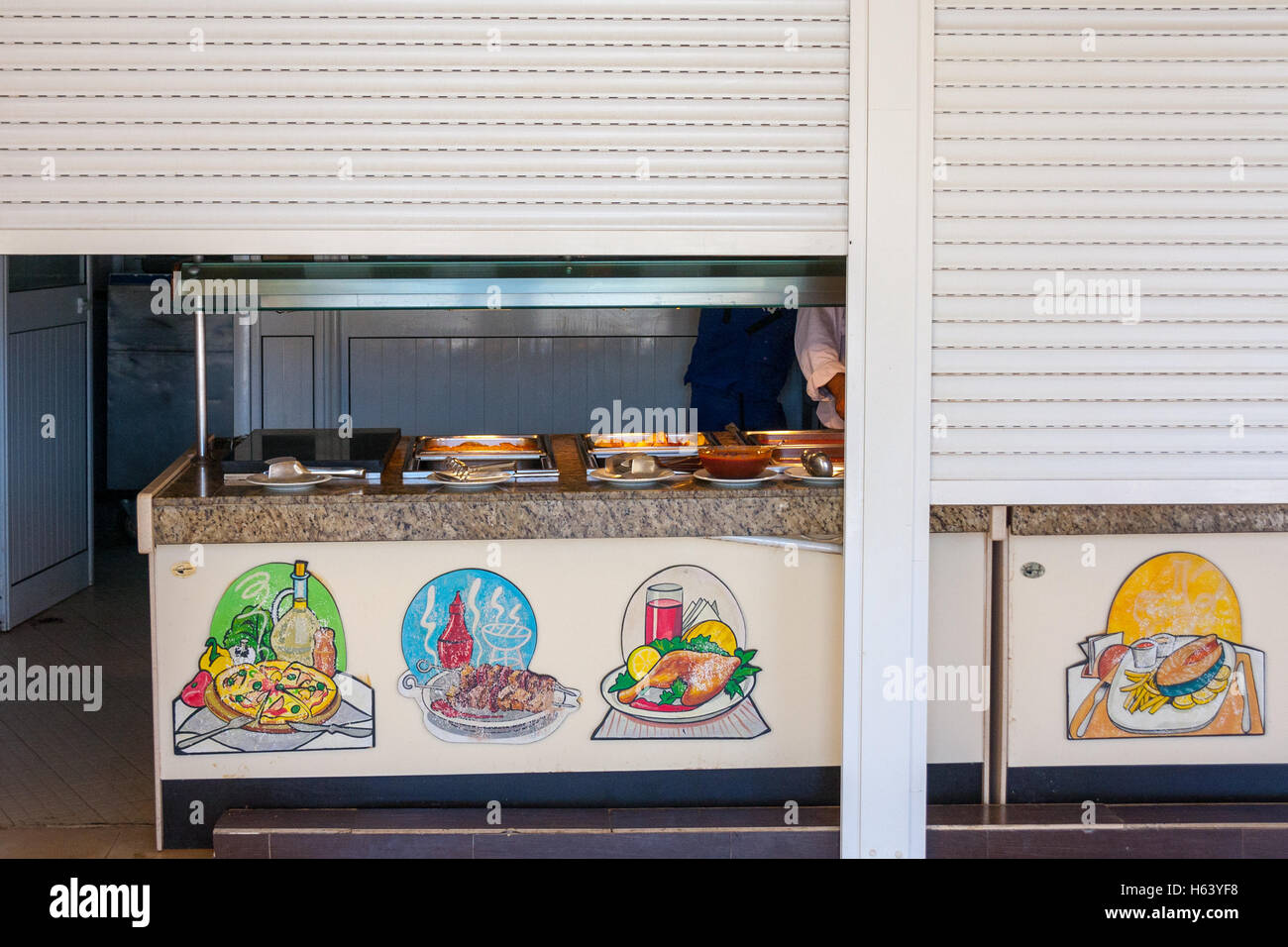 Snack bar counter hi-res stock photography and images - Alamy