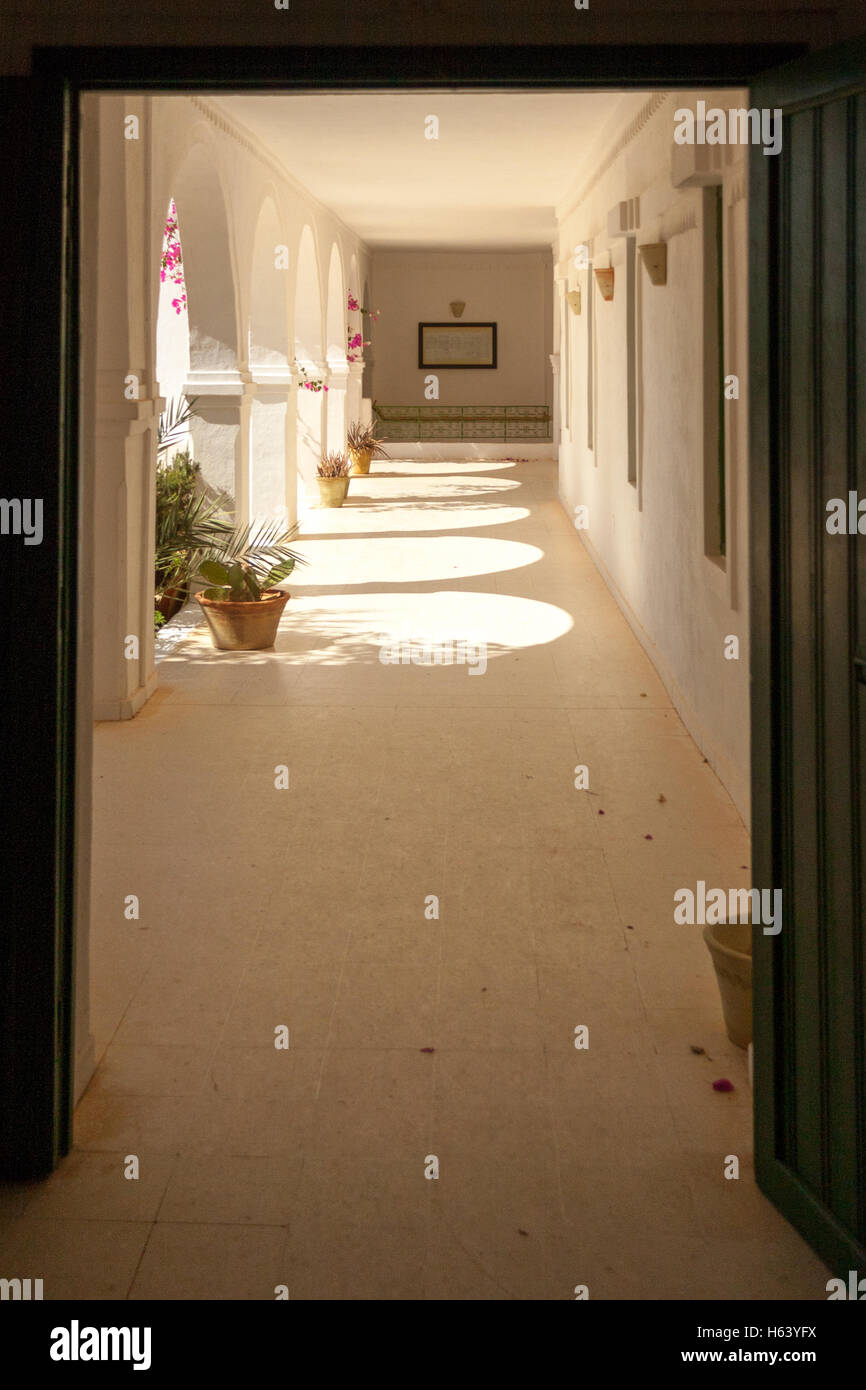 passageway in the museum of traditional Djerbian heritage Stock Photo ...