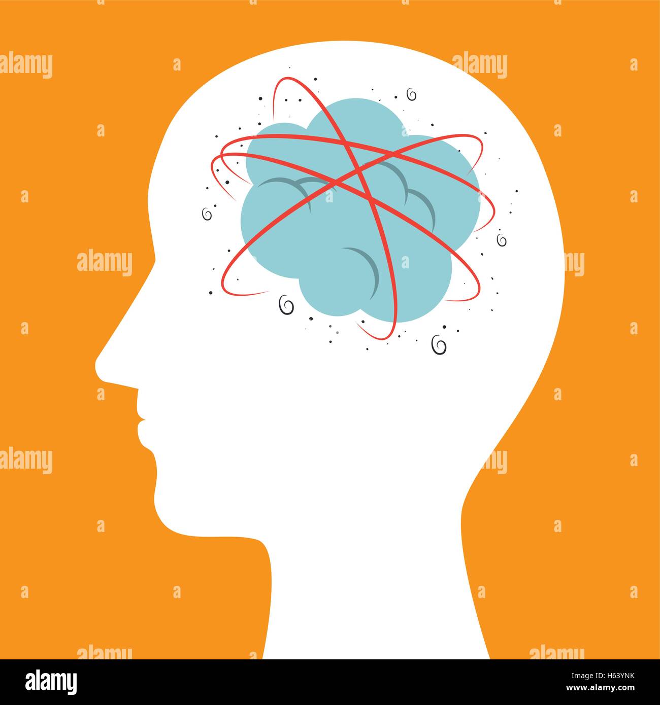 silhouette head brainstorm mind icon Stock Vector Image & Art - Alamy silhouette head brainstorm mind icon Stock Vector Image & Art - Alamy