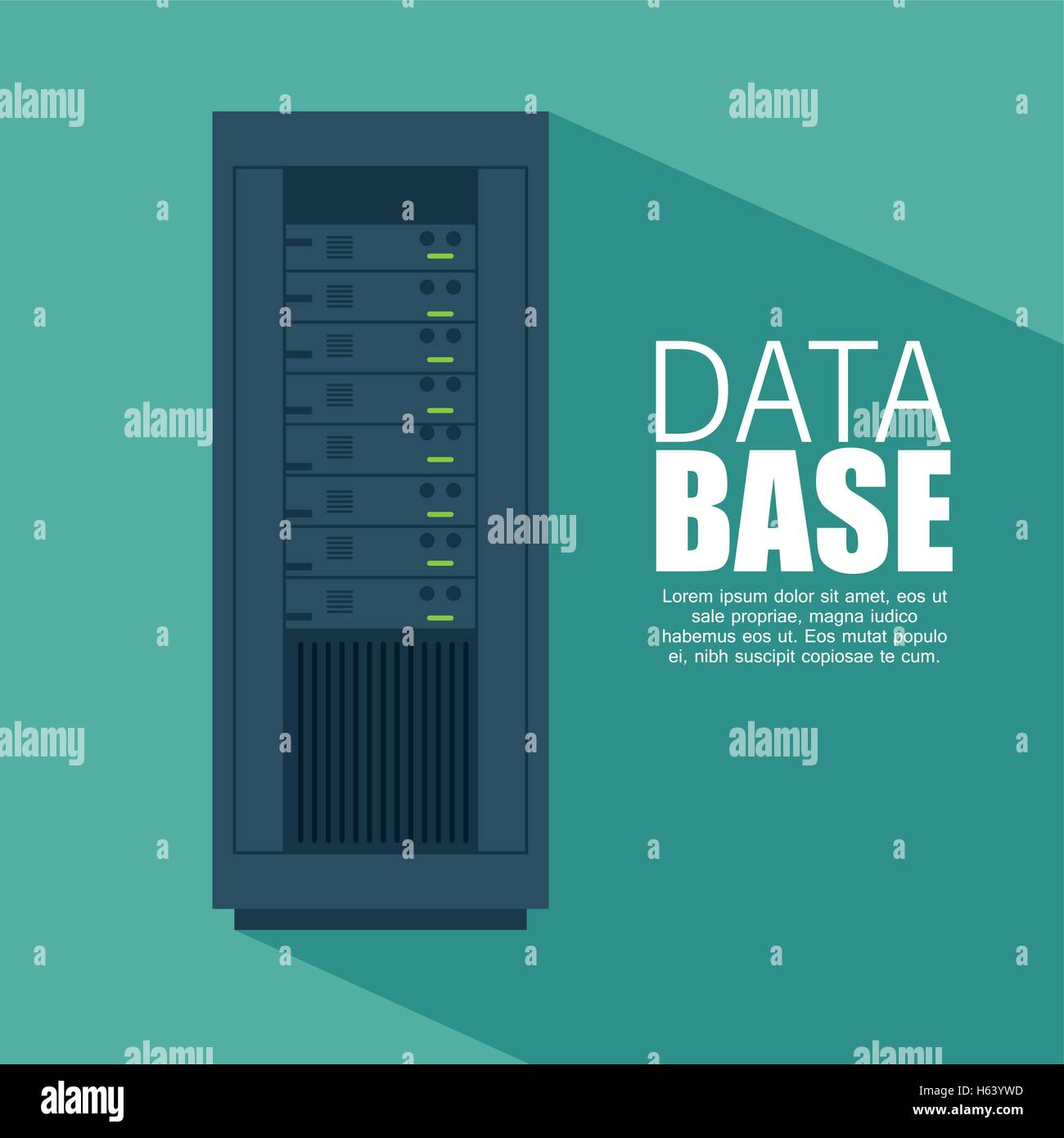 data server computer storage with shadow icon Stock Vector Image & Art - Alamy