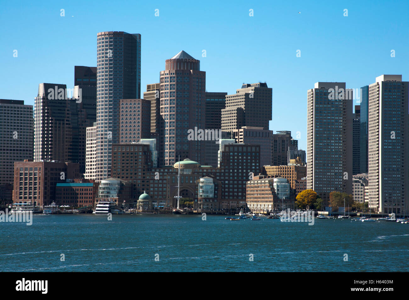 High Rise office buildings The Waterfront Boston Massachusetts USA ...