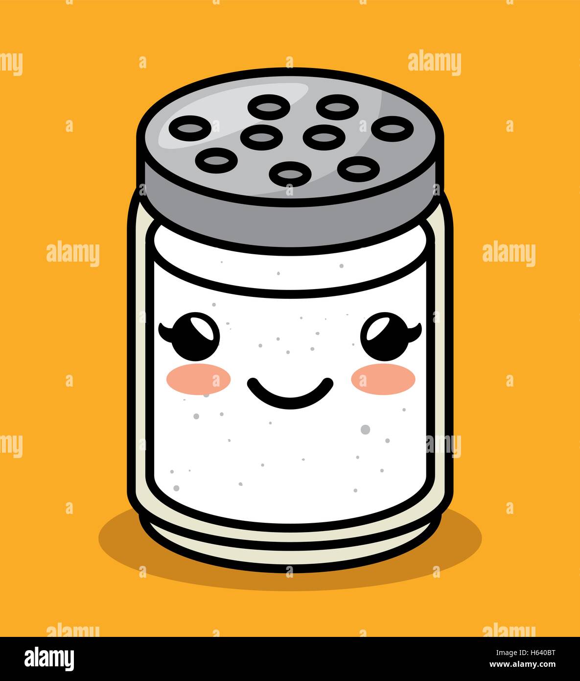 cute kawaii salt meal Stock Vector Image & Art - Alamy