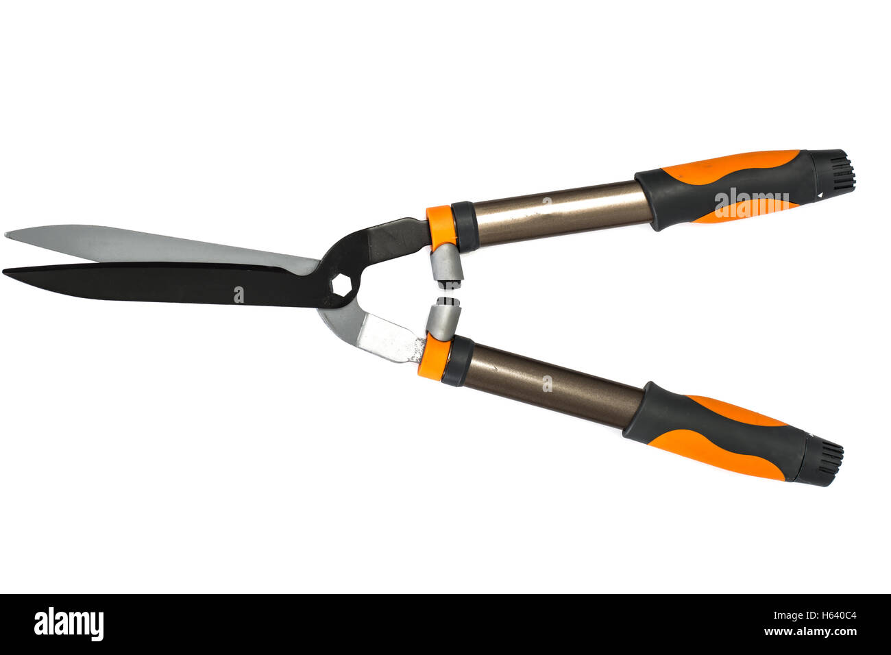 Gardening Scissors Isolated on White Background Stock Photo - Alamy