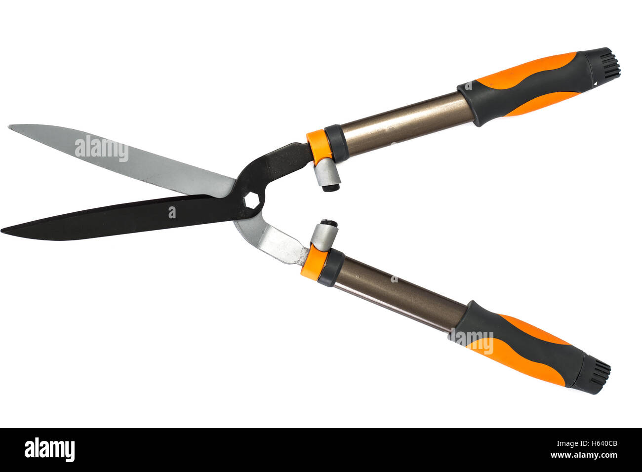 Gardening Scissors Isolated on White Background Stock Photo - Alamy