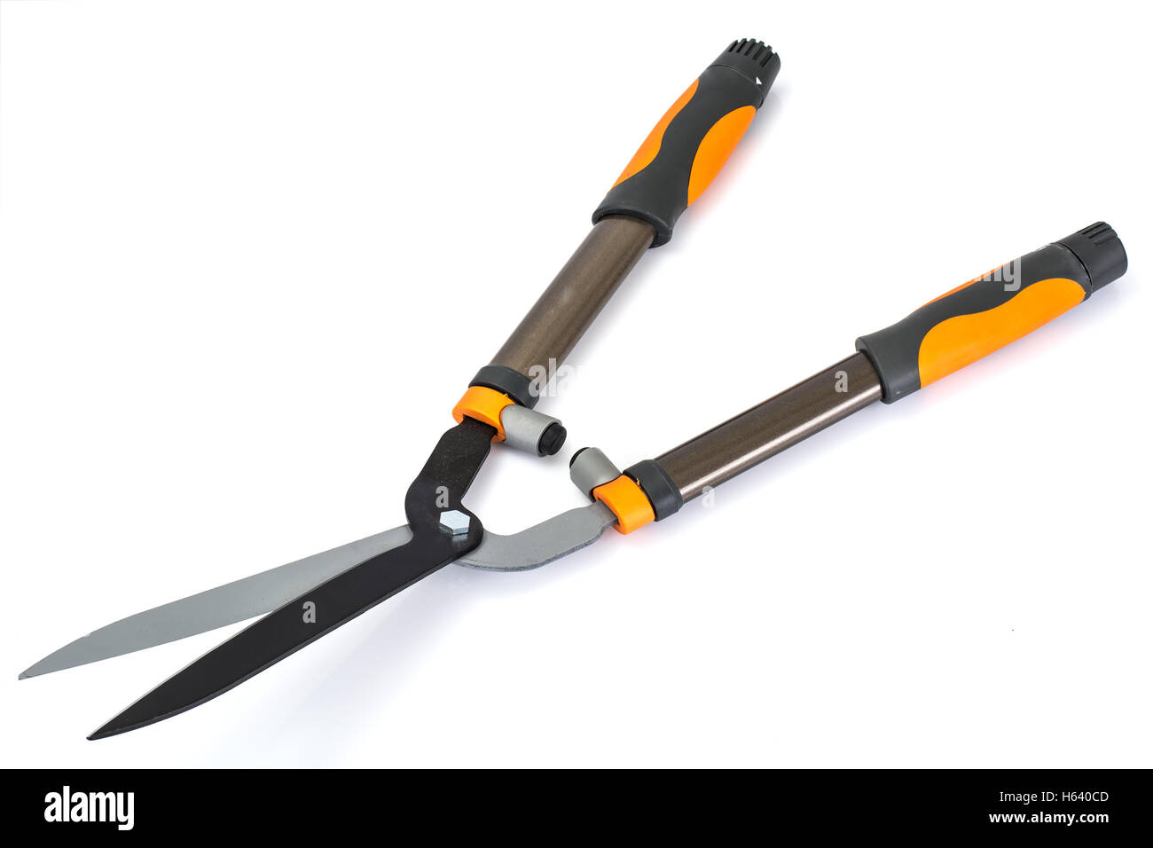 Gardening Scissors Isolated on White Background Stock Photo - Alamy