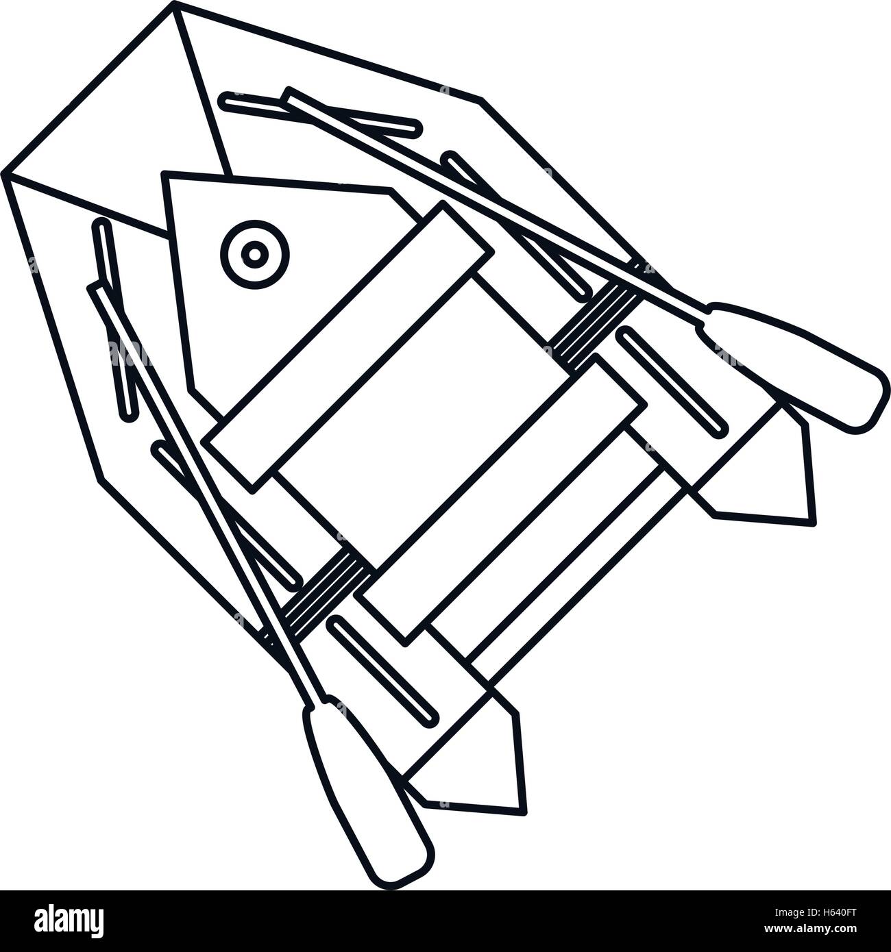 Tourism lifeboat Stock Vector Images - Alamy