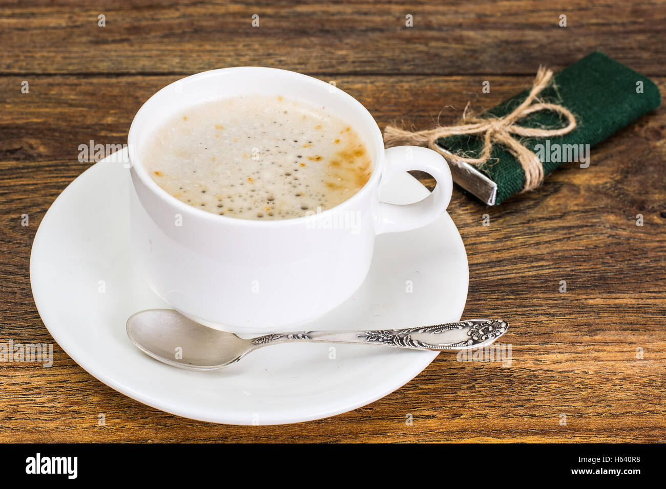 Cup of Coffee in Retro Vintage Style Stock Photo - Alamy