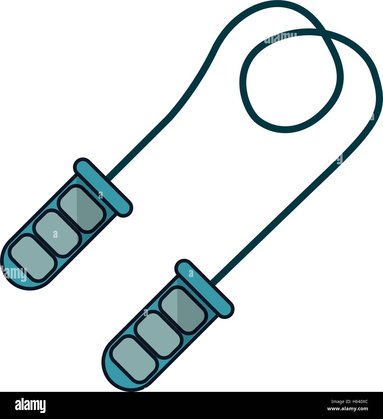 Isolated rope of fitness gym Stock Vector Image & Art - Alamy