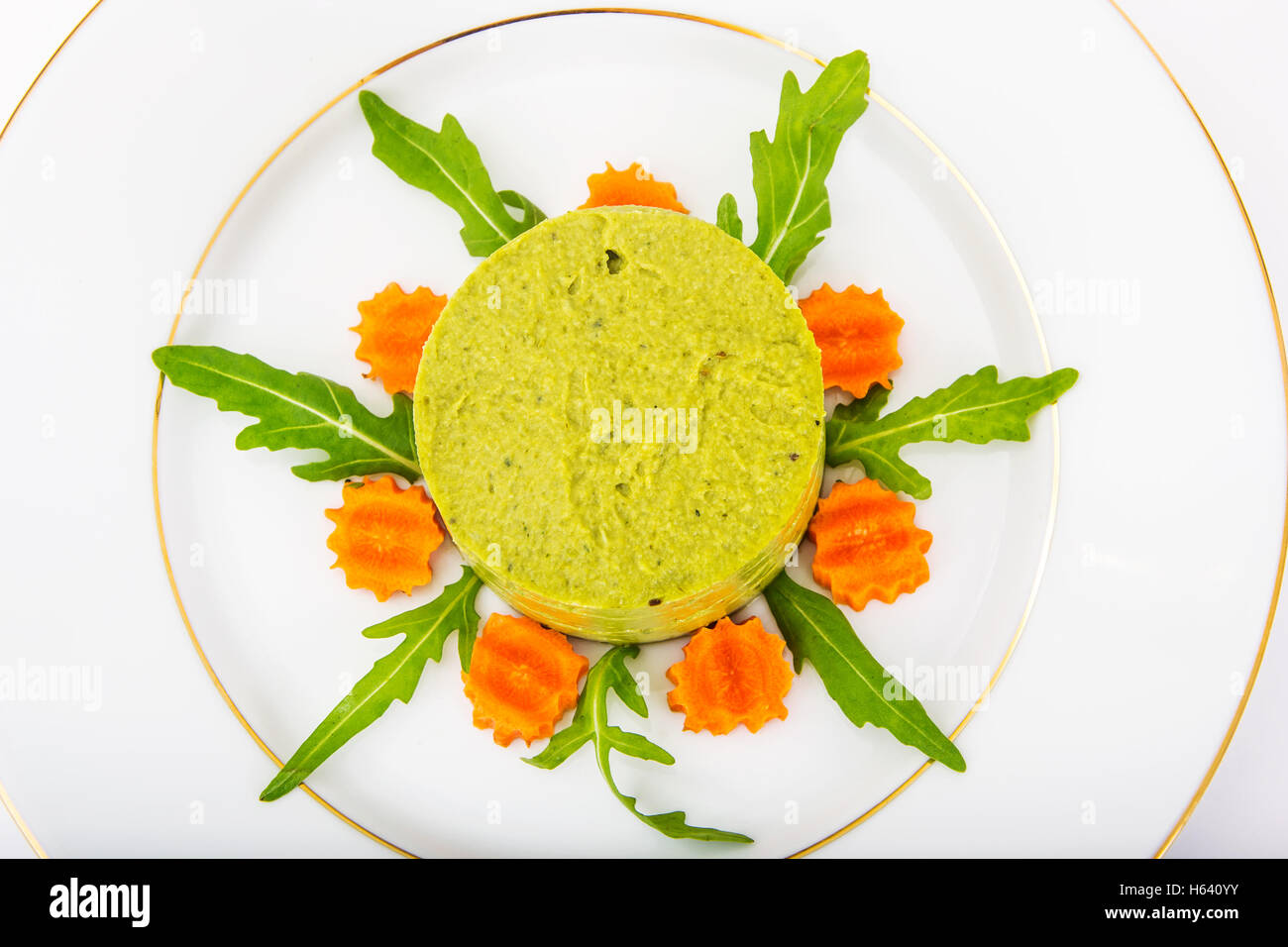 Puree Pate Broccoli, Pumpkin and Carrot Stock Photo - Alamy