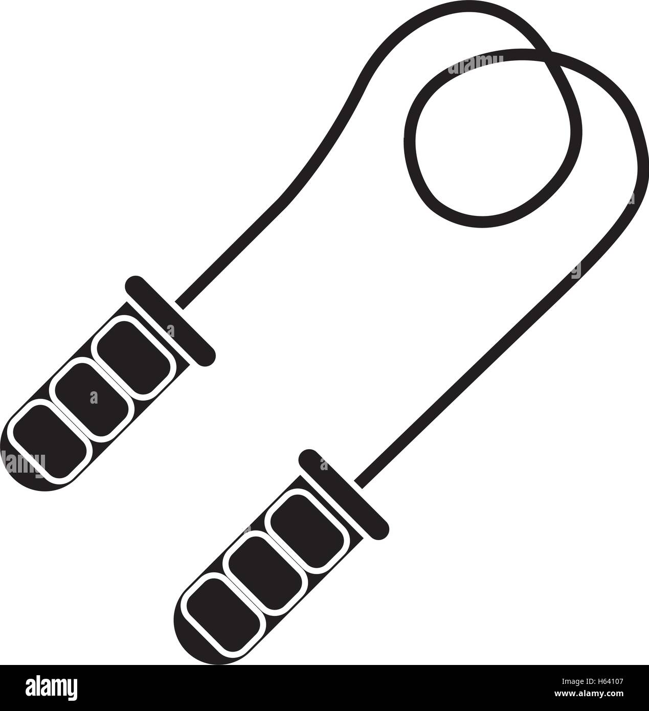 Isolated rope of fitness gym Stock Vector Image & Art - Alamy