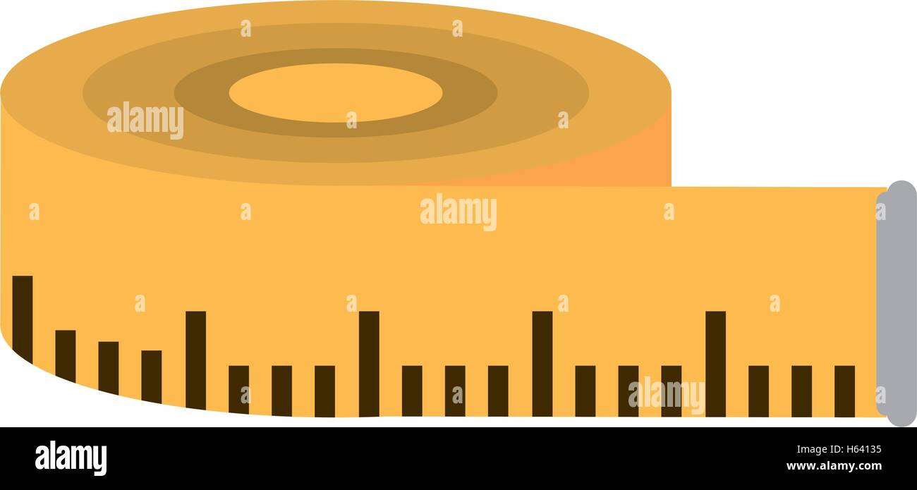 Isolated meter tape design Stock Vector Image & Art - Alamy