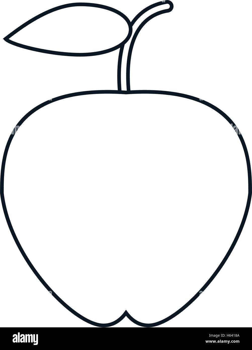 Isolated apple fruit design Stock Vector Image & Art - Alamy