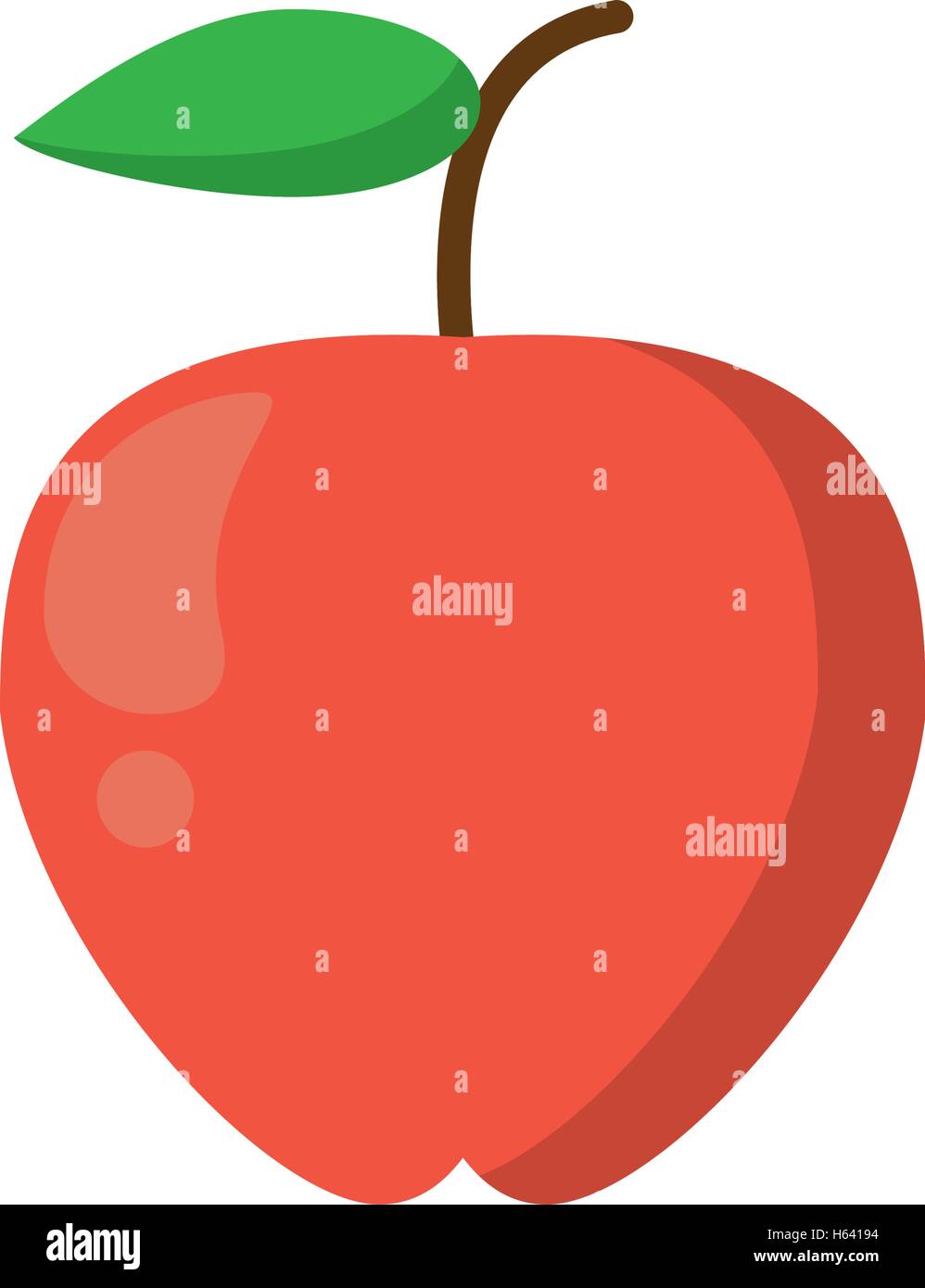 Isolated apple fruit design Stock Vector Image & Art - Alamy
