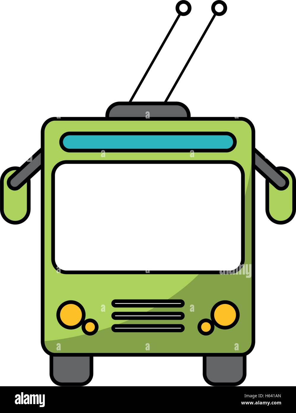 Isolated tram vehicle design Stock Vector Image & Art - Alamy