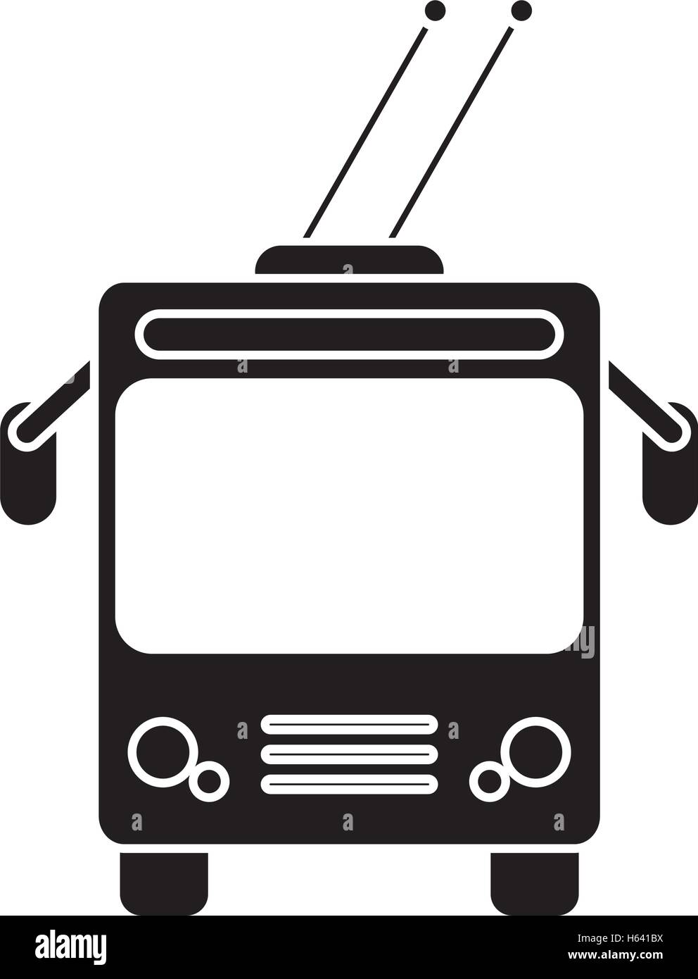 Isolated tram vehicle design Stock Vector Image & Art - Alamy