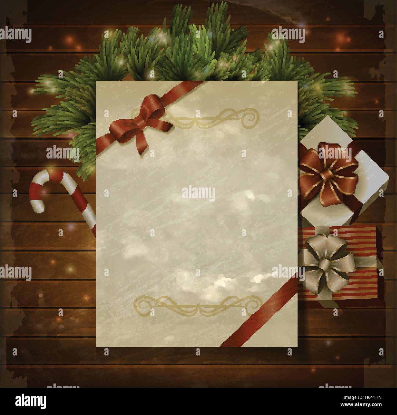 Photo of christmas boxes Stock Vector Images - Alamy