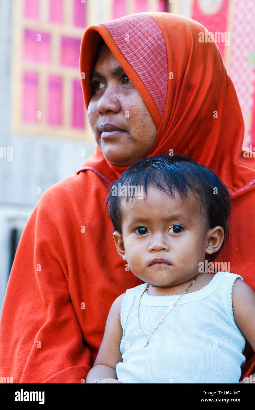 Woman and children Stock Photo - Alamy