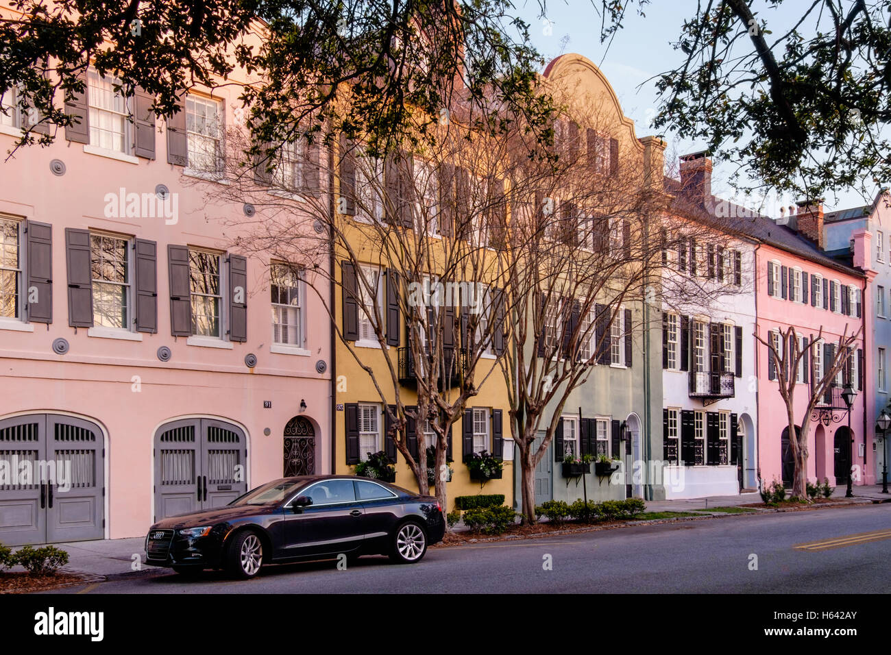 Rainbow row charleston south carolina hi-res stock photography and ...
