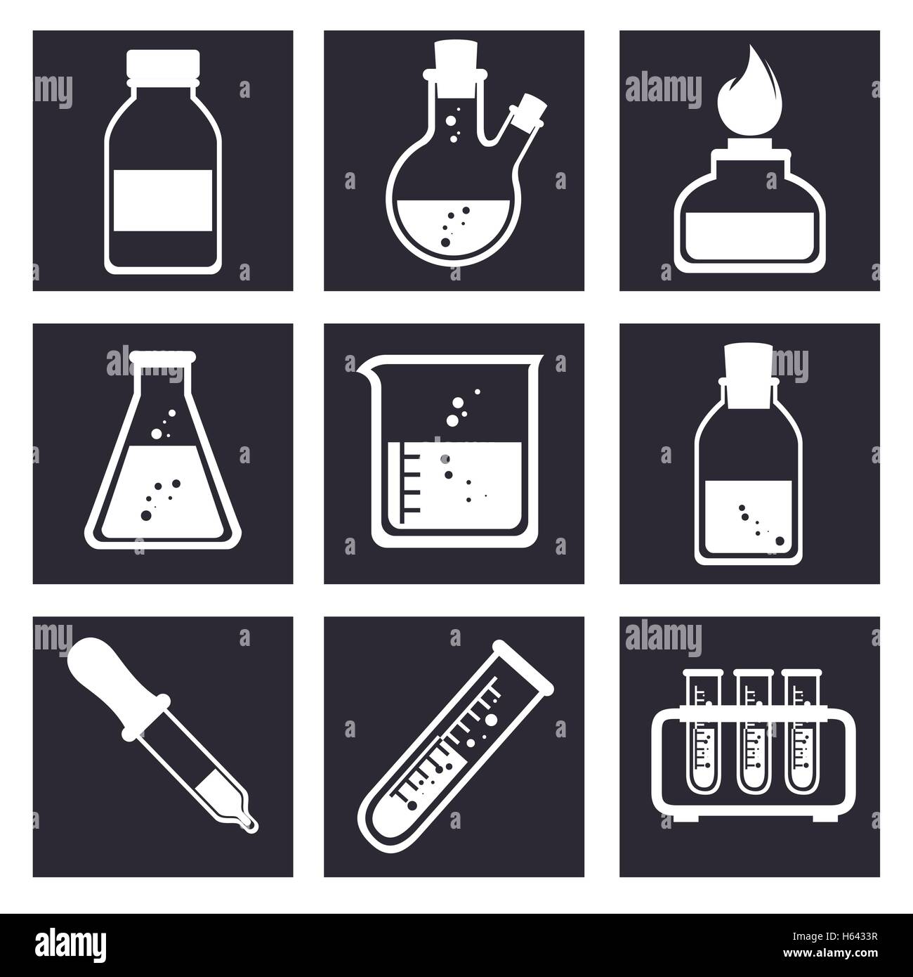 laboratory tools tube icons design Stock Vector Image & Art - Alamy