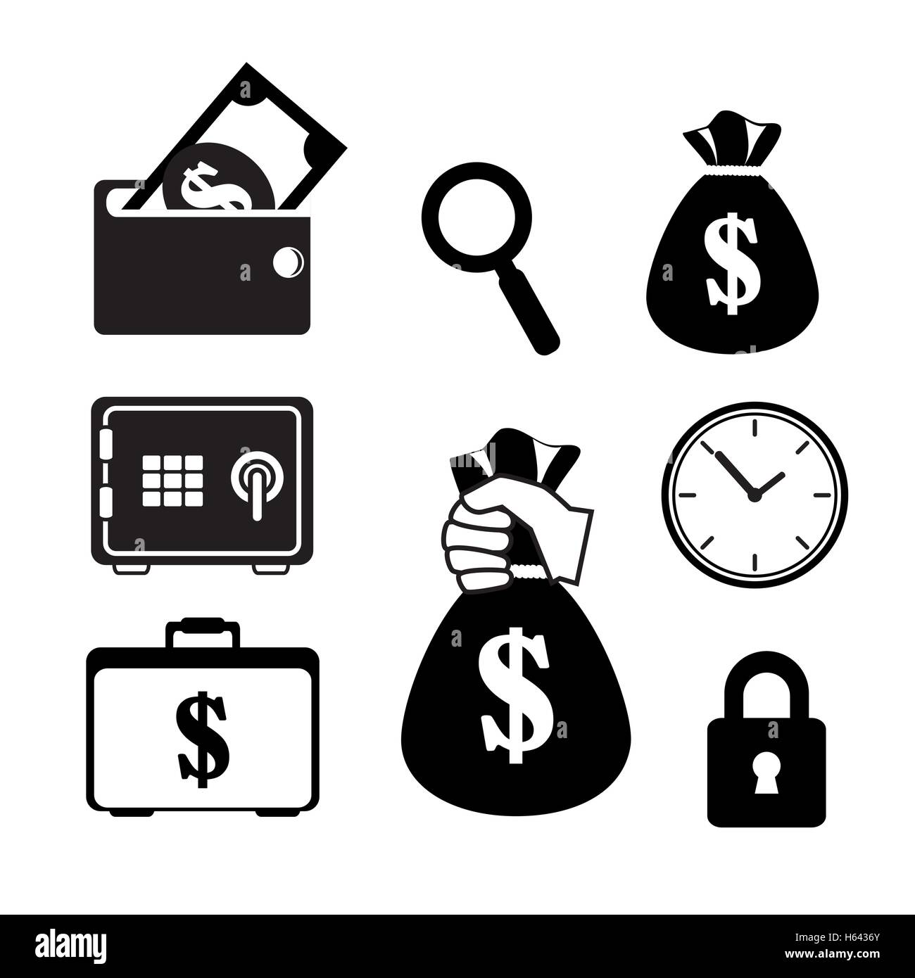 collection save the money icon Stock Vector Image & Art - Alamy