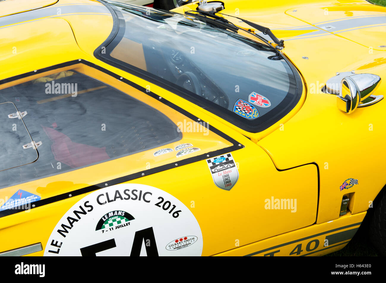 1997 Mallock RML GT40 Coupe car abstract Stock Photo - Alamy