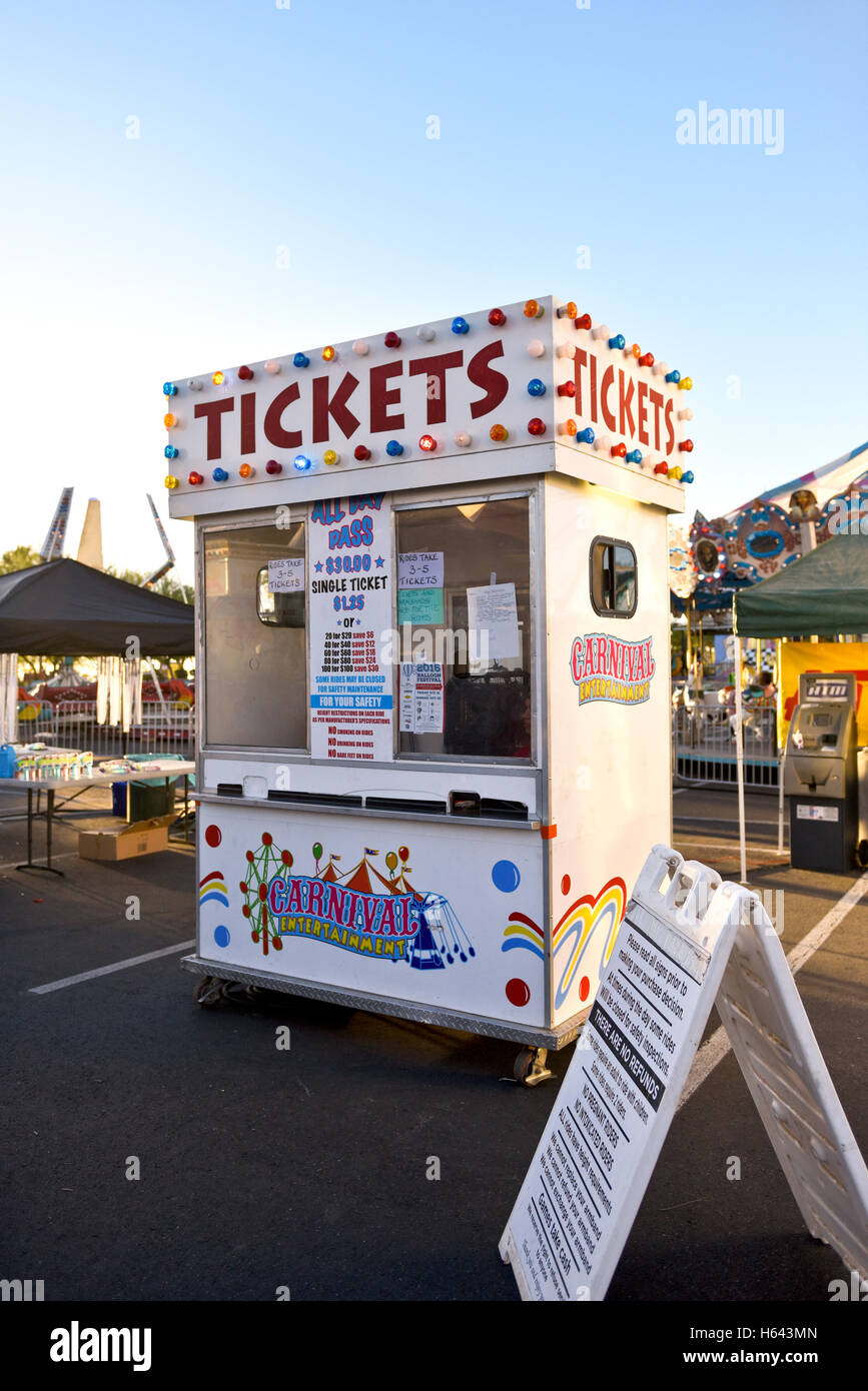 Ticket Booth Amusement High Resolution Stock Photography and Images - Alamy