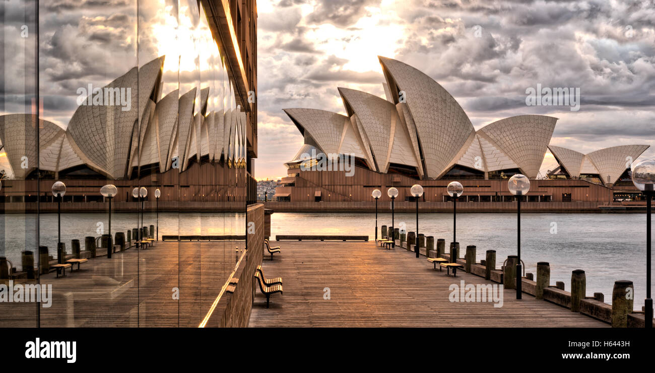 Sydney Opera house reflection Stock Photo - Alamy