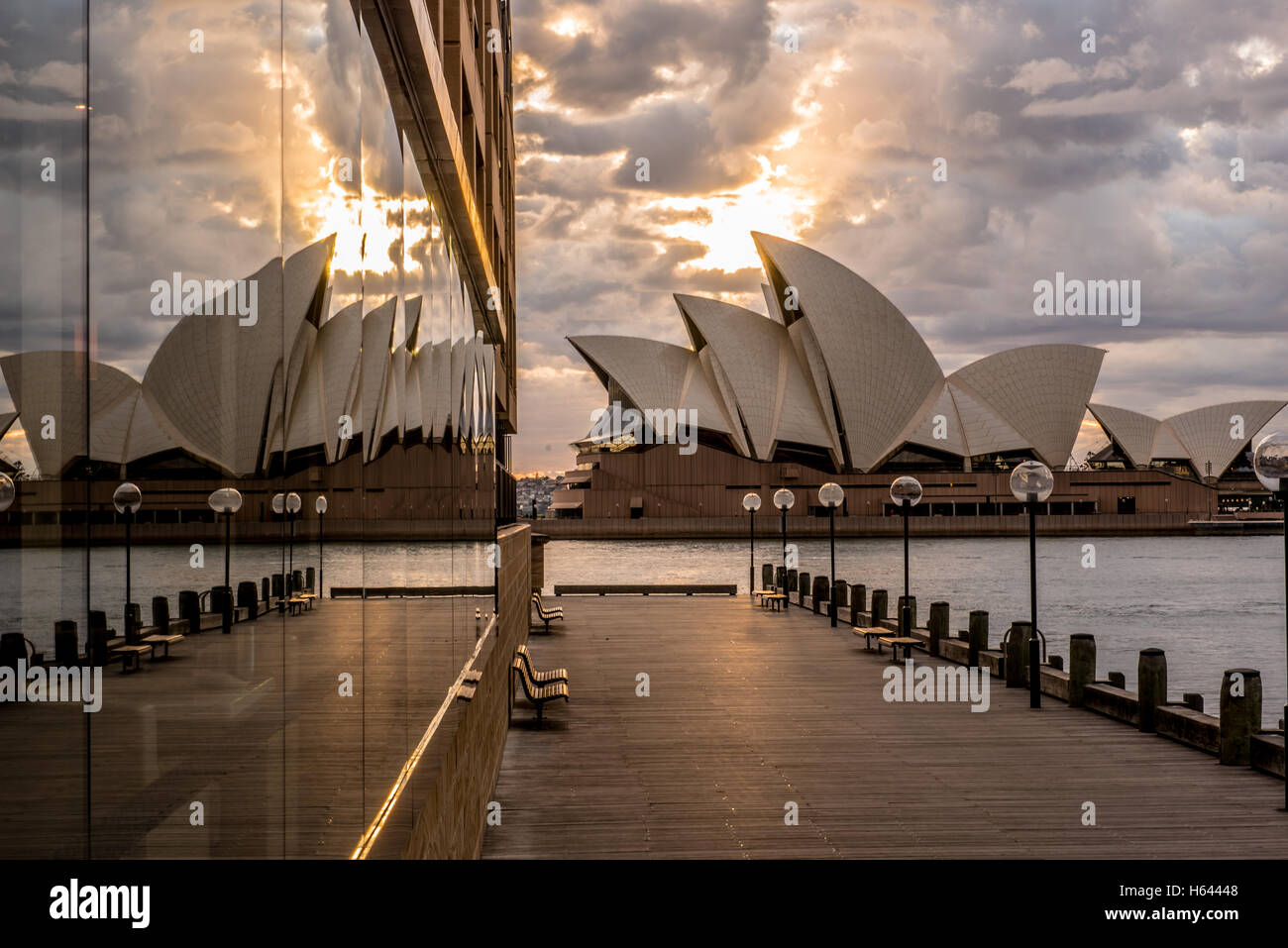 Sydney Opera house reflection Stock Photo - Alamy