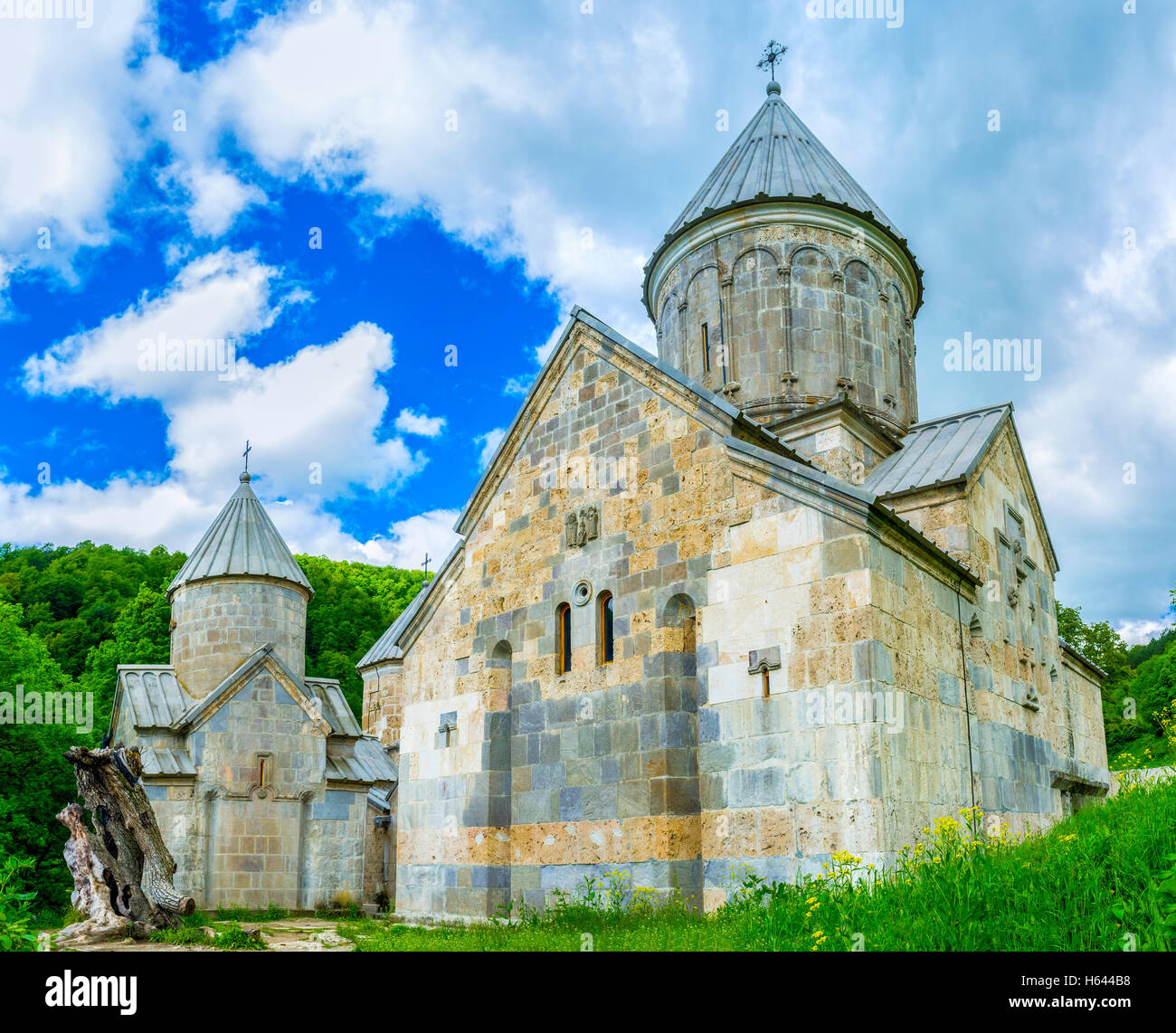 The renovated Haghartsin Monastery located adjacent to Dilijan, in ...
