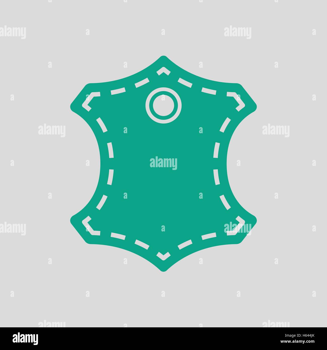 Leather sign icon. Gray background with green. Vector illustration ...