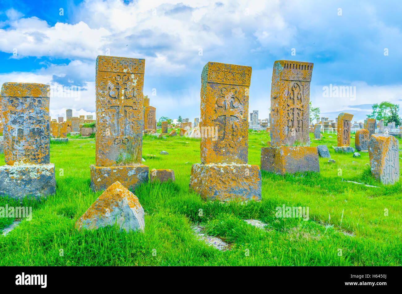 The Noratus Cemetery is the large medieval complex with numerous ...