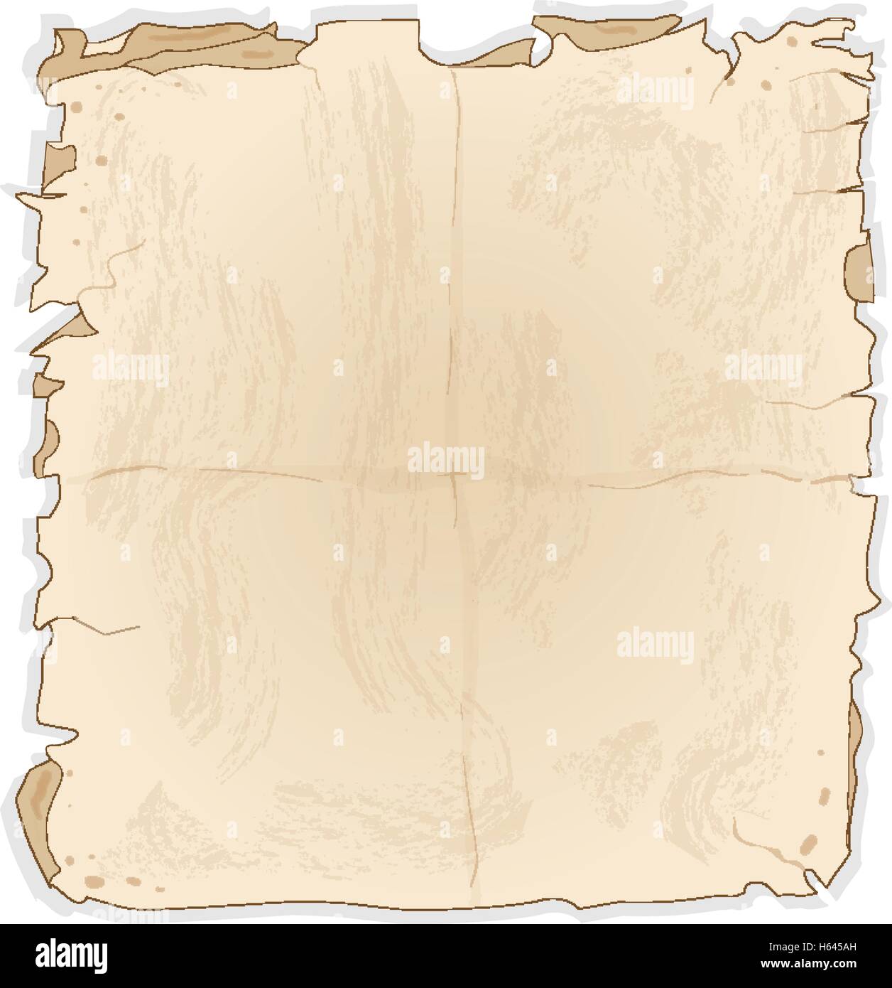 old paper sheet vector illustration Stock Vector Image & Art - Alamy
