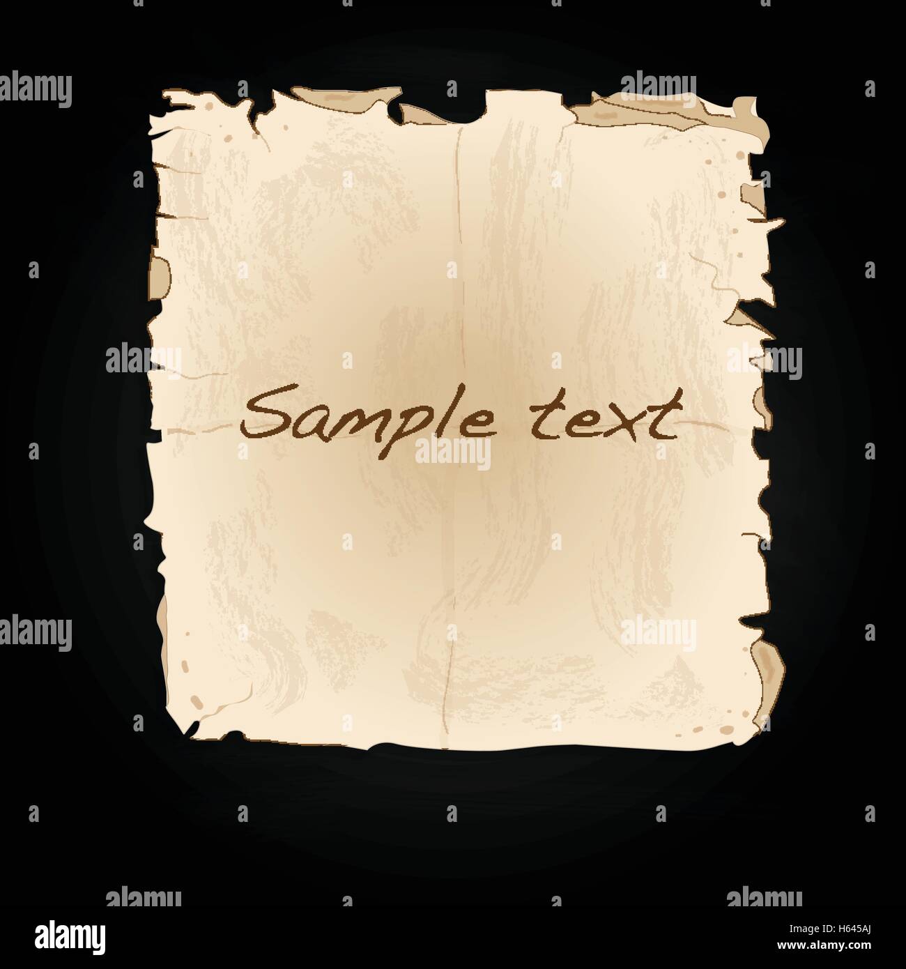 old paper sheet vector illustration Stock Vector Image & Art - Alamy