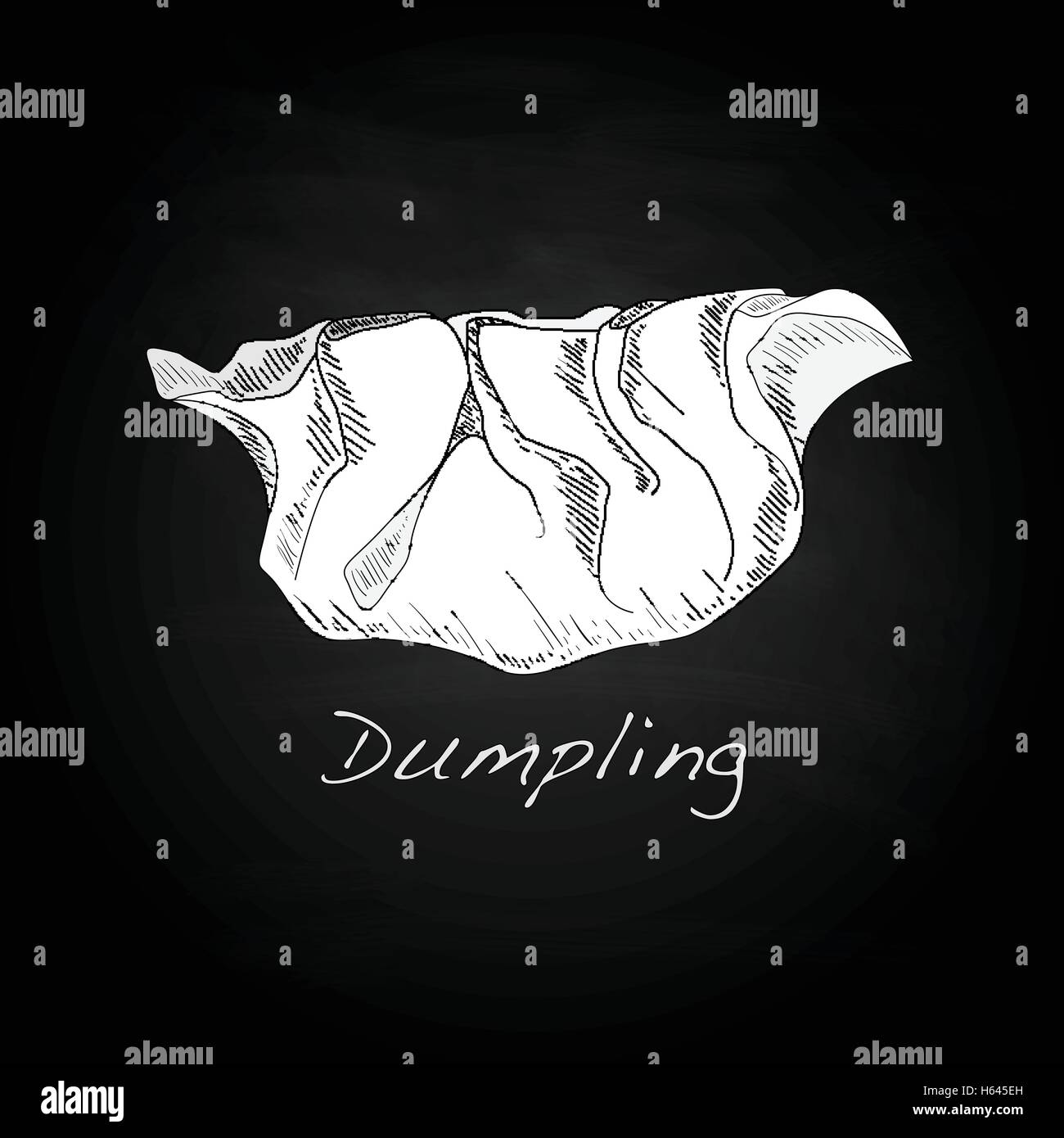 Dumpling vector illustration. Isolated Stock Vector Image & Art - Alamy