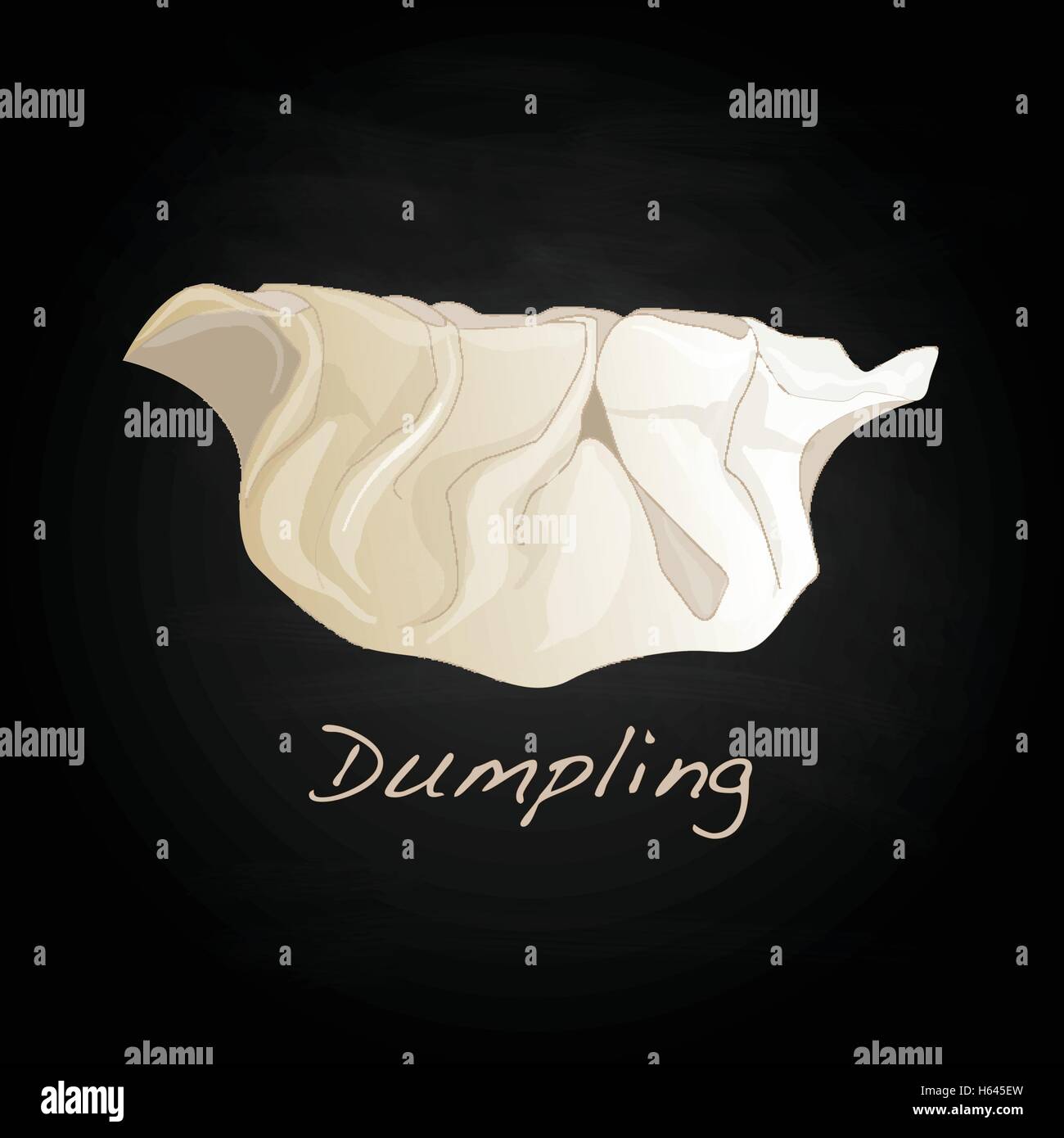 Dumpling vector illustration. Isolated Stock Vector Image & Art - Alamy
