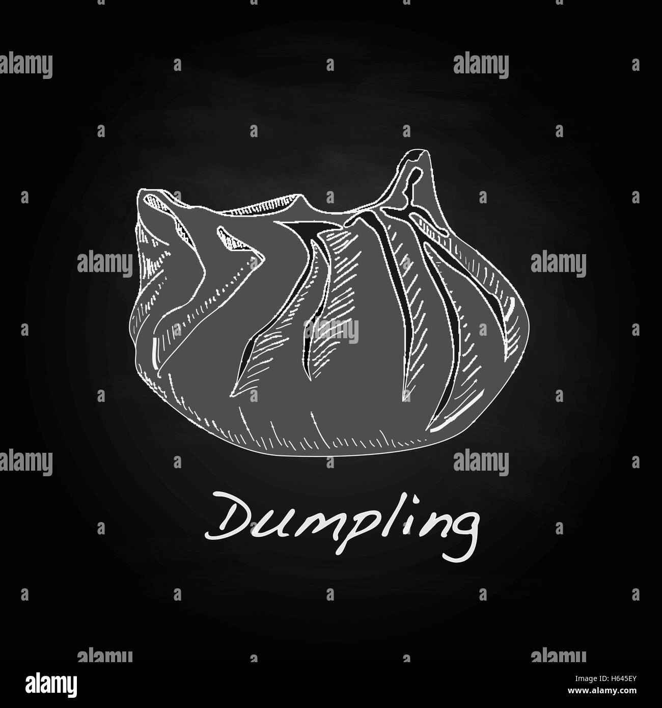 Dumpling vector illustration. Isolated Stock Vector Image & Art - Alamy
