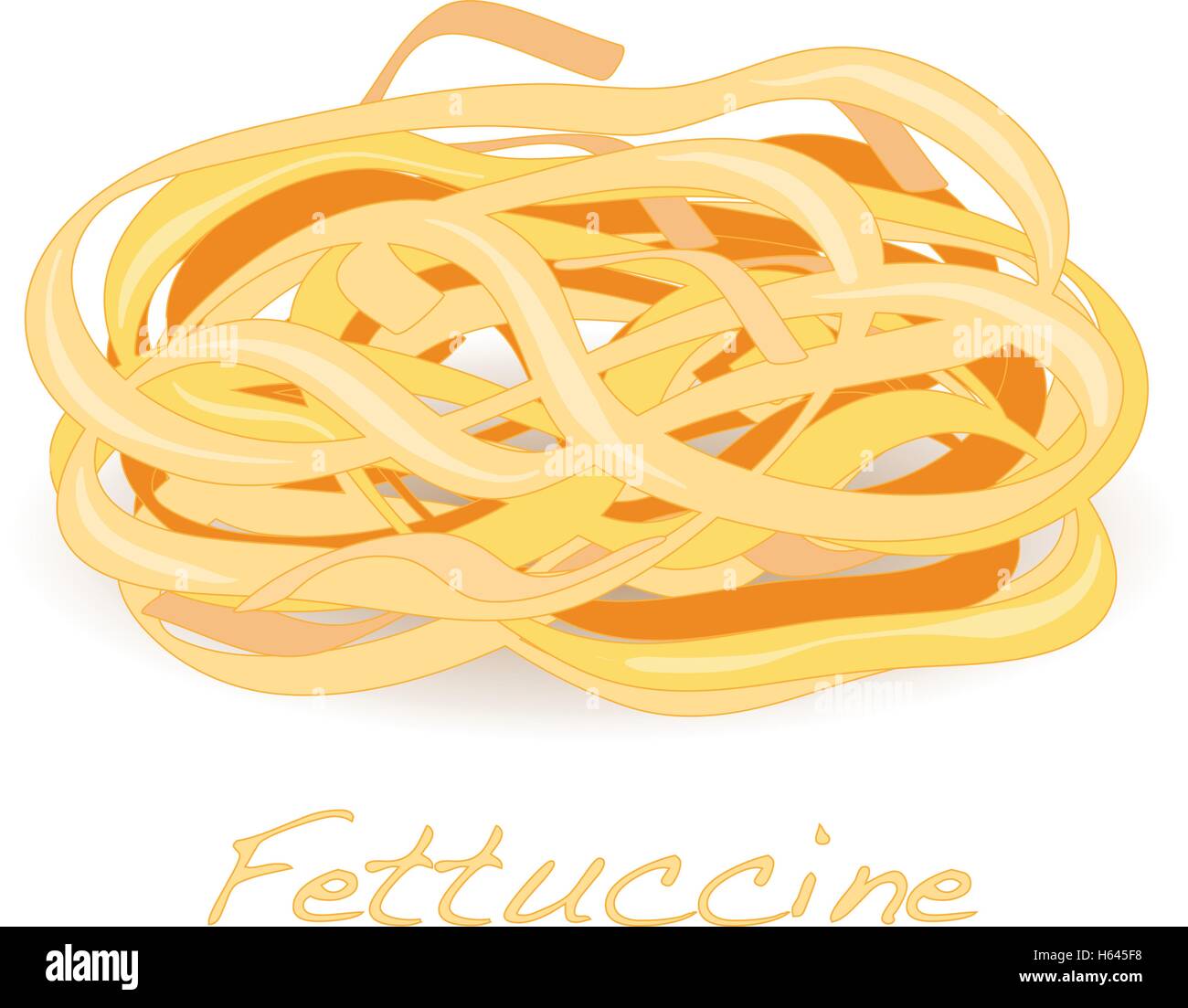 Raw pasta white wheat Stock Vector Images - Alamy