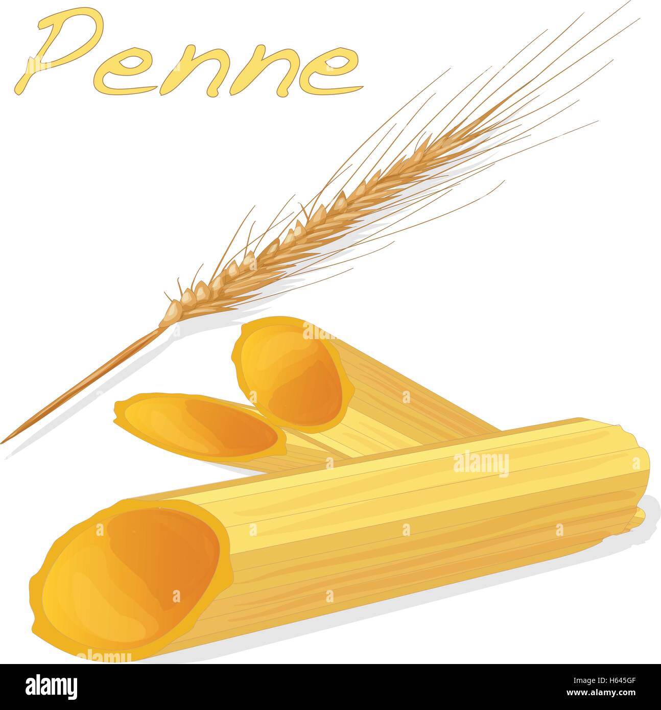 Dry pasta background uncooked Stock Vector Images - Alamy