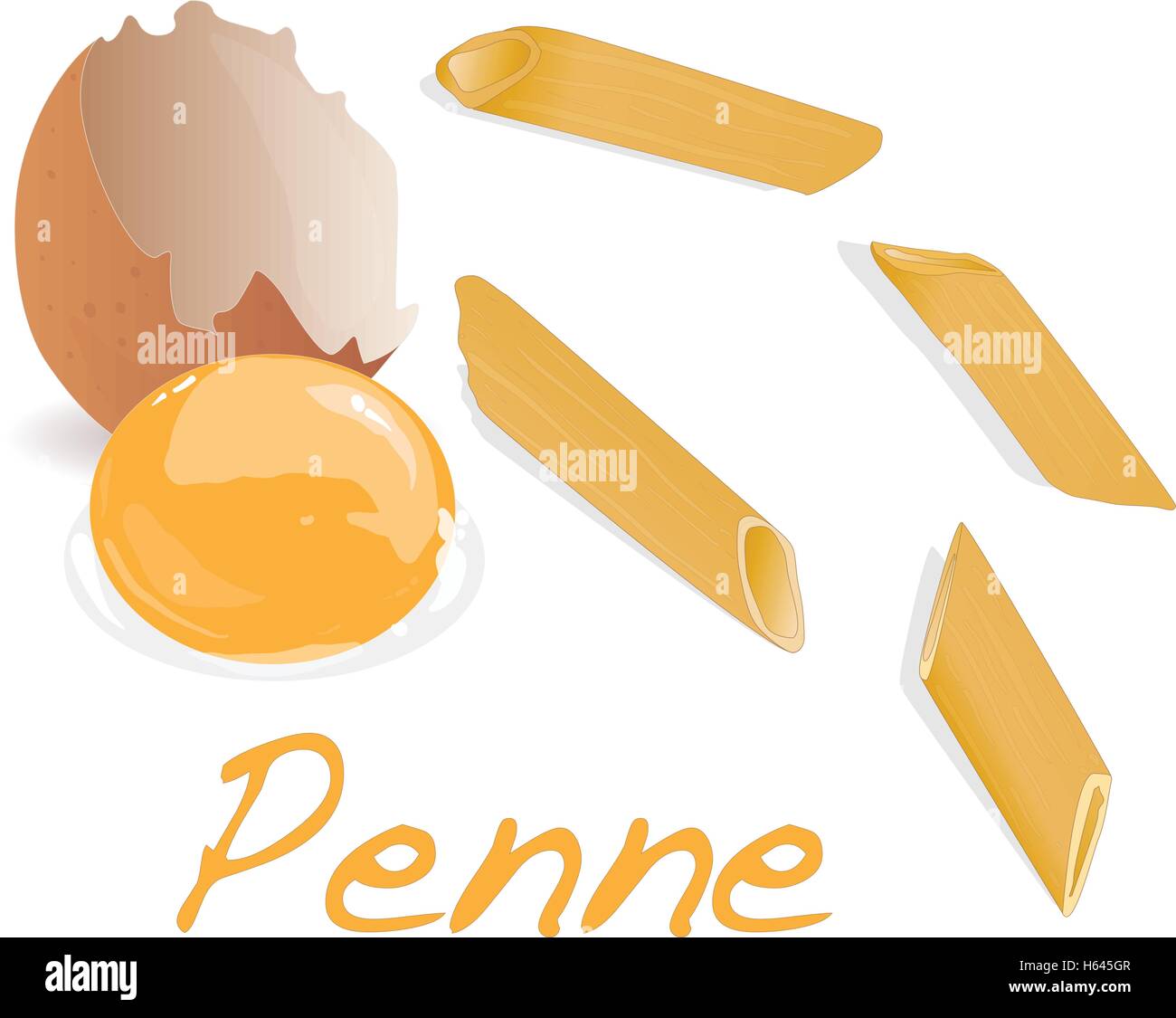 Dry pasta background uncooked Stock Vector Images - Alamy