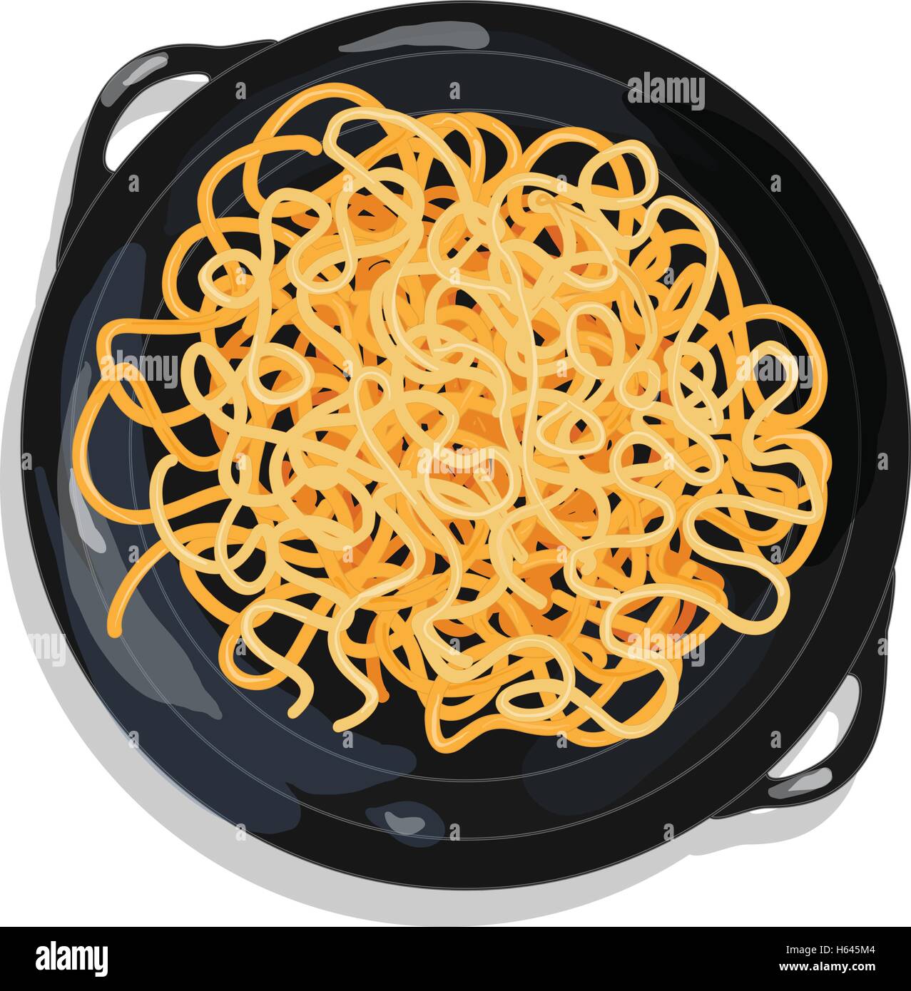 Mediterranean diet pasta oil Stock Vector Images - Alamy