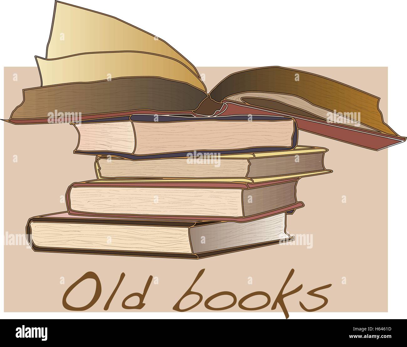 old book vintage vector isolated Stock Vector Image & Art - Alamy