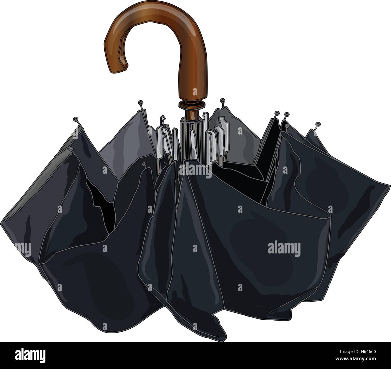 umbrella vector isolated on white background Stock Vector Image & Art ...