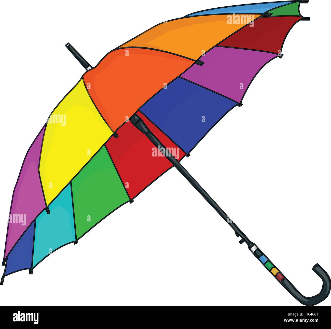 umbrella vector isolated on white background Stock Vector Image & Art ...