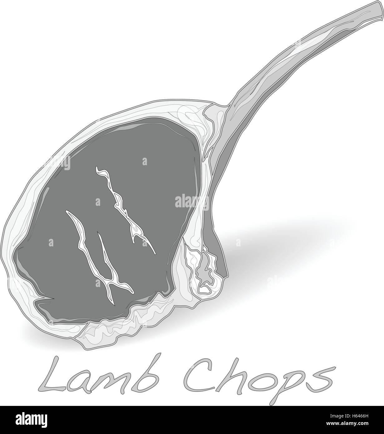 Chops vector vectors hi-res stock photography and images - Alamy