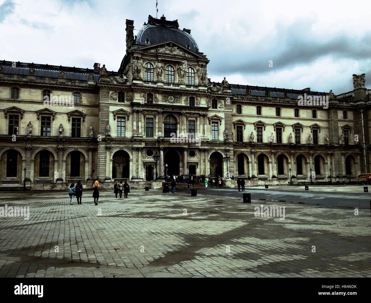 The Louvre Palace. Paris, France Stock Photo - Alamy
